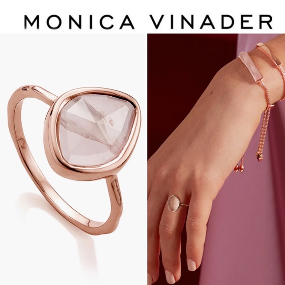 MONICA VINADER | Jewelry | Monica Vinader Small Nugget Stacking Ring 75 ...